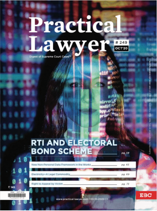 Practical Lawyer RTI and Electoral Bond Scheme